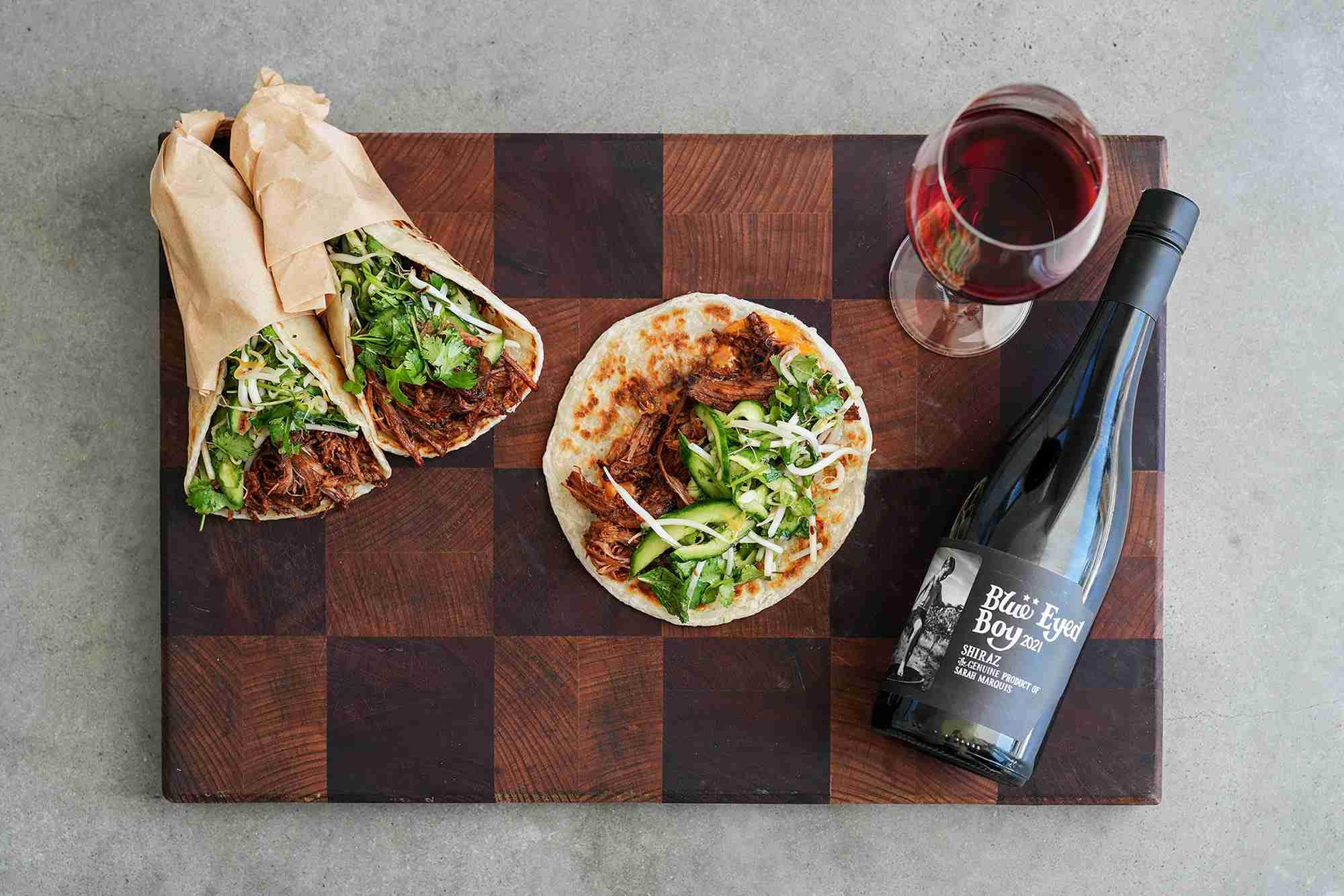 Recipe: Pulled Beef Brisket Hawker Rolls | Mollydooker Wines